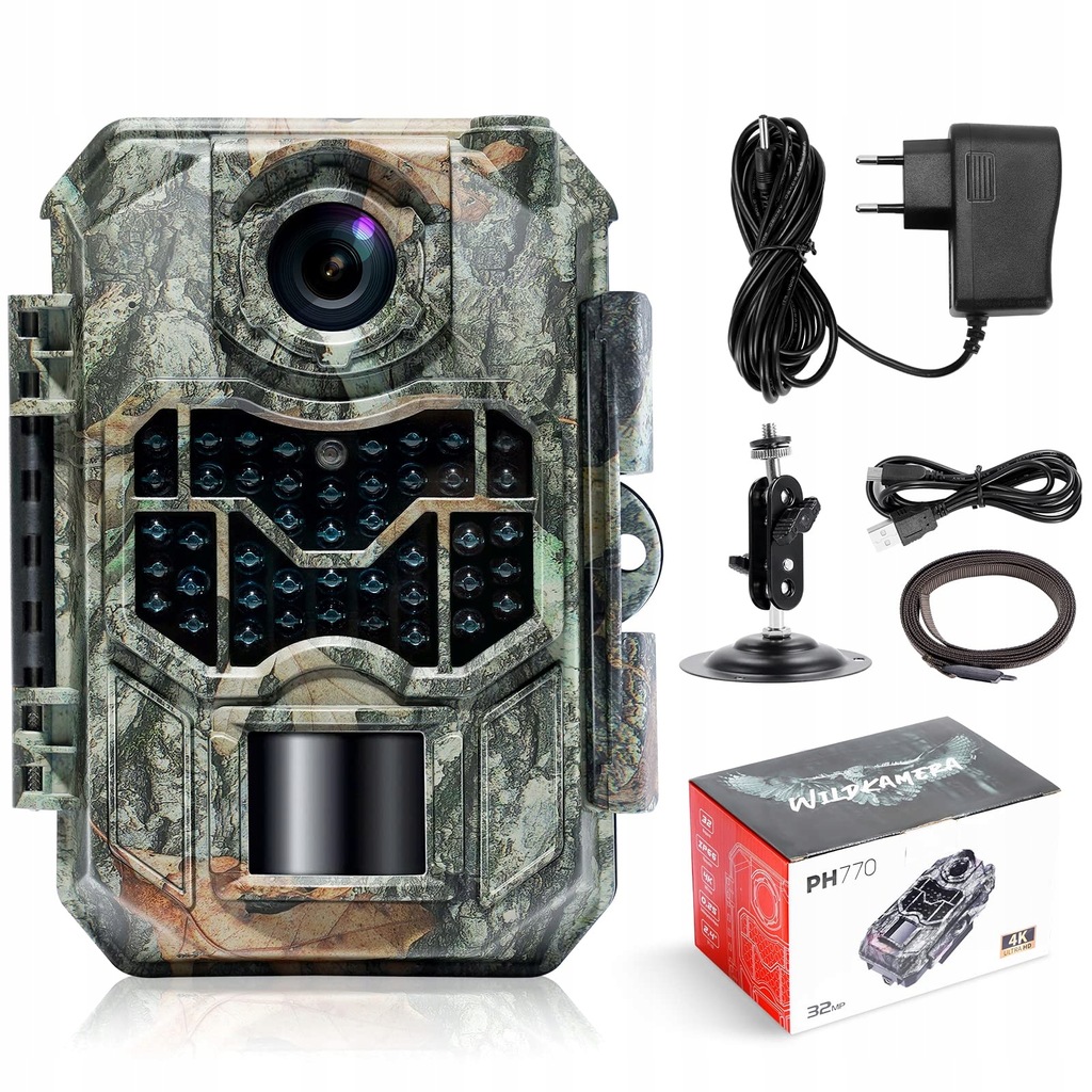 Kamera leśna fotopułapka Crenova 4K 32MP - 13174795085 - oficjalne ...