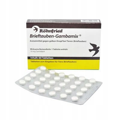 ROHNFRIED GAMBAMIX TABLETKI DLA GOŁĘBI 60 TAB - 8697439456 - oficjalne ...