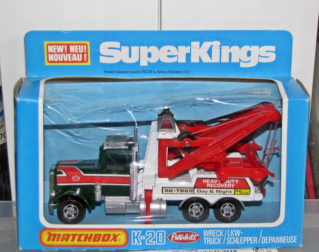 Matchbox Superkings K-20 Peterbilt Wreck Truck - 9735129192 - oficjalne ...
