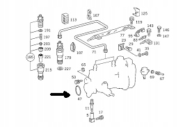 Oring uszczelka pompy wtryskowej Mercedes Diesel - 11063894345 ...