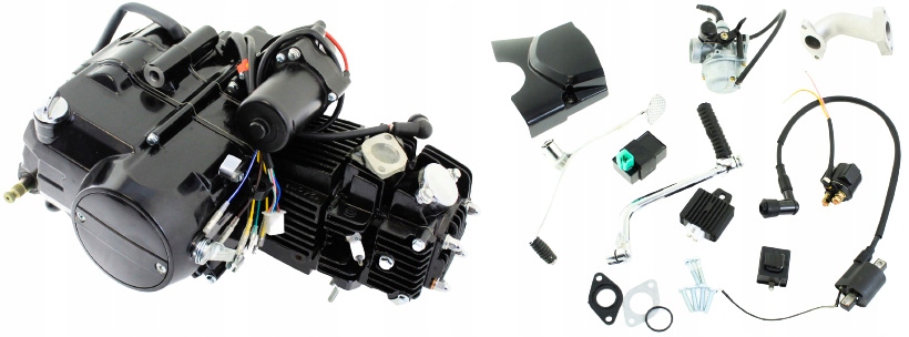 SILNIK 125cc + OSPRZĘT XXL Kinroad Sprinter 50cc - 10842561287 ...