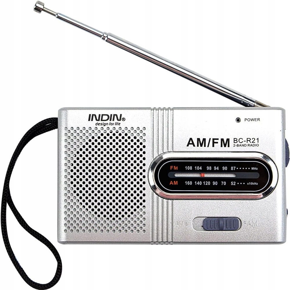 Radio FM AM Przenośne Turystyczne Lekkie Mini Radio Kuchenne na Baterie AA - 17464403954 ...