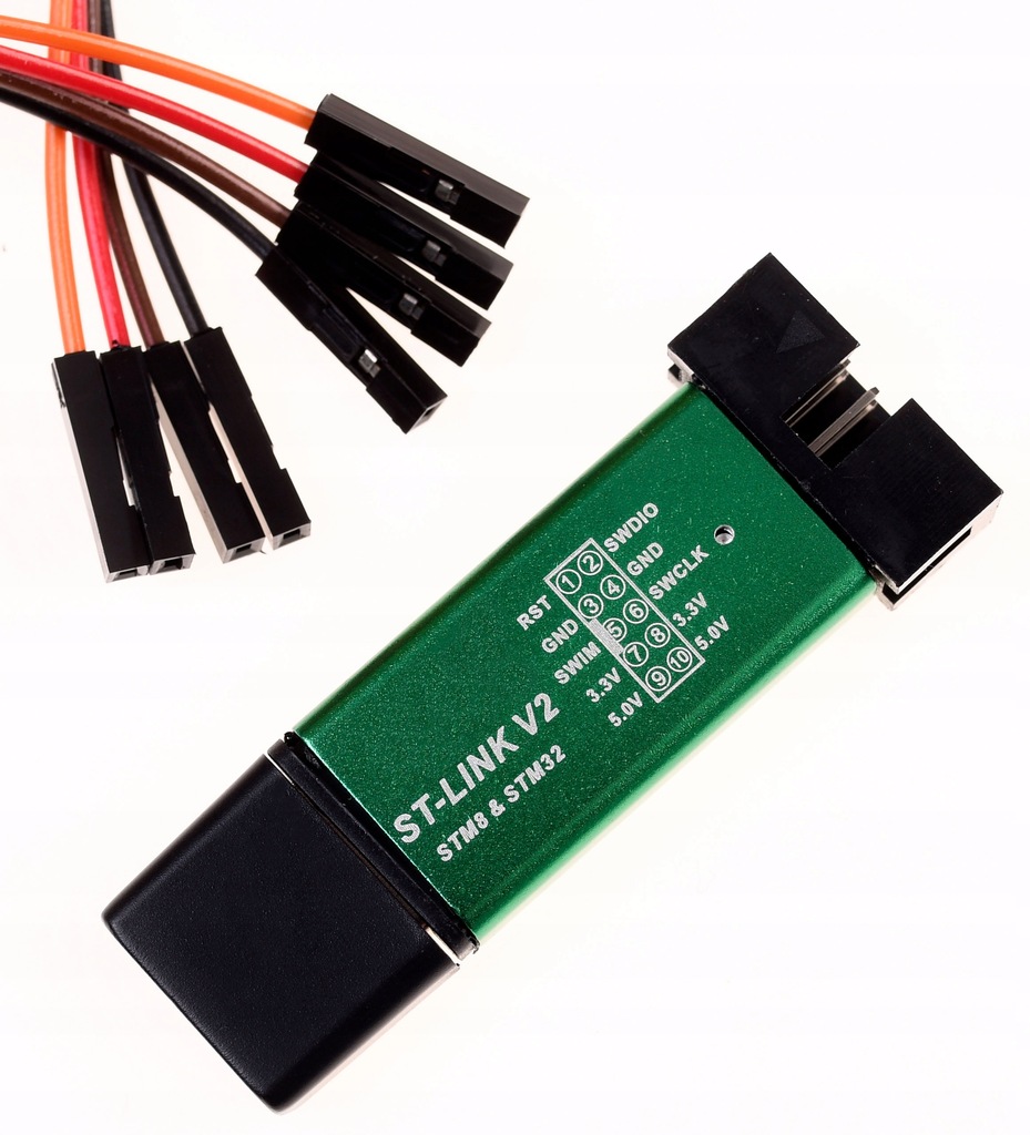 Programator ST-LINK STLINK V2 STM32 STM8 JTAG SWIM - 9218142295 ...