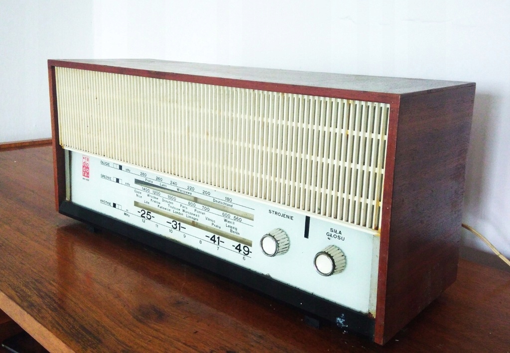 STARE RADIO LAMPOWE UNITRA DIORA DML-402 Rok1970 - 13347113183 ...