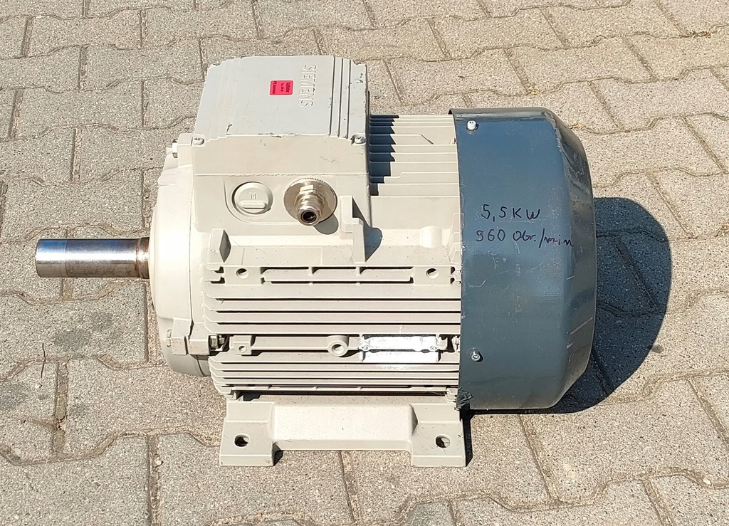Silnik elektryczny 5,5 kW 960 obr./min. - 14324737100 - oficjalne archiwum Allegro