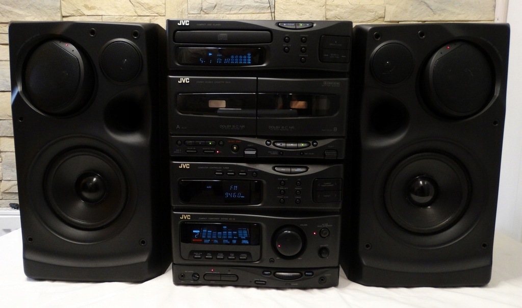 WIEŻA JVC MX-S6+KOLUMNY SPRAWNA - 13511178267 - oficjalne archiwum Allegro