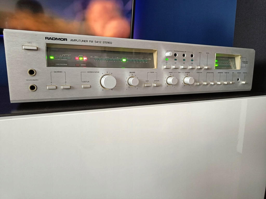 Amplituner Unitra Radmor 5412 2.0 srebrny - 13543047005 - oficjalne ...