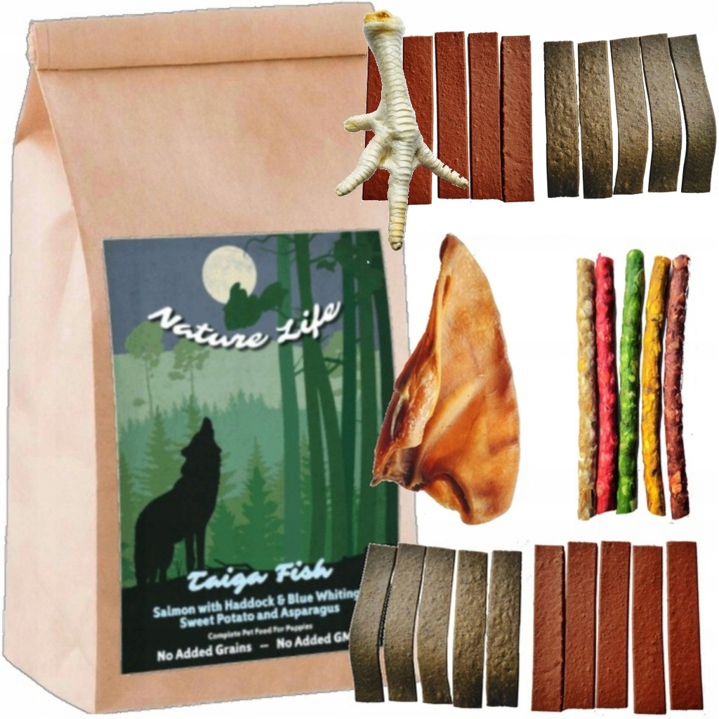 Nature Life TAIGA FISH 2kg łosoś szczeniak +GRATIS - 9197559460 ...