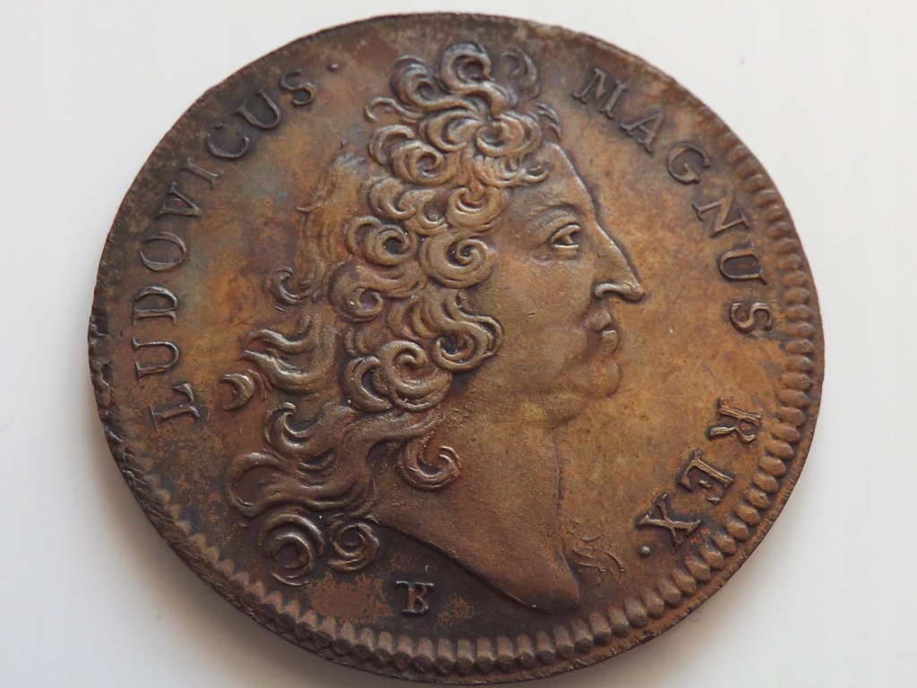 Francja 1715 Medal , Token , Ludovicus Magnus Rex - 13967648988 ...
