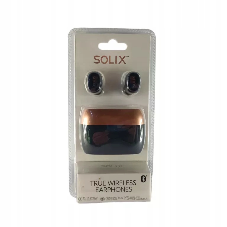 SŁUCHAWKI BLUETOOTH SOLIX CZARNE BEZPRZEWODOWE - 13519197714 ...
