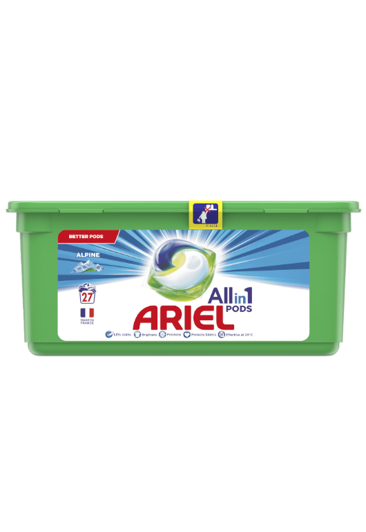 Ariel 3in1 Pods Alpine Kapsułki do Prania 27szt - 12677424702 ...