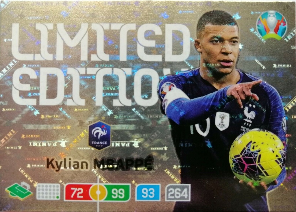 KYLIAN MBAPPE LIMITED EDITION - UEFA EURO 2020 - 9153885889 - oficjalne ...