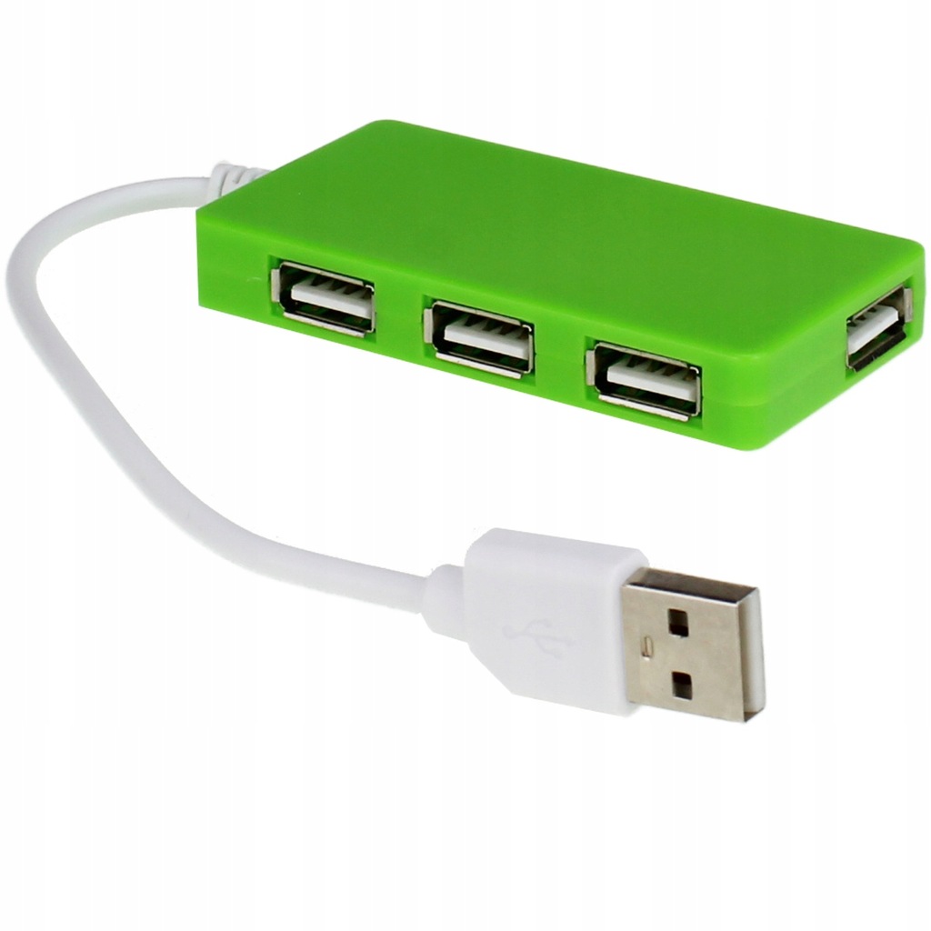 HUB TYP USB ADAPTER AŻ 4 PORTY 4W1 ROZDZIELACZ - 12556212593 - oficjalne archiwum Allegro
