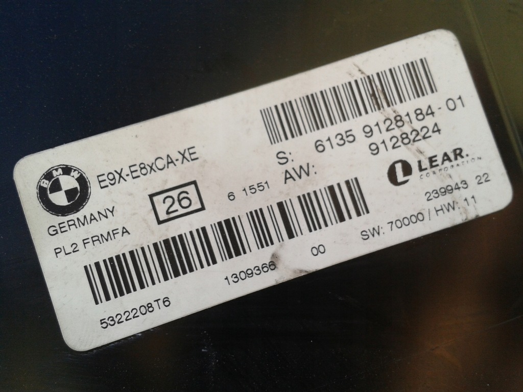 MODUŁ ŚWIATEŁ BMW 1 E87 61359128184-01 9128224 - 7722450831 - oficjalne ...