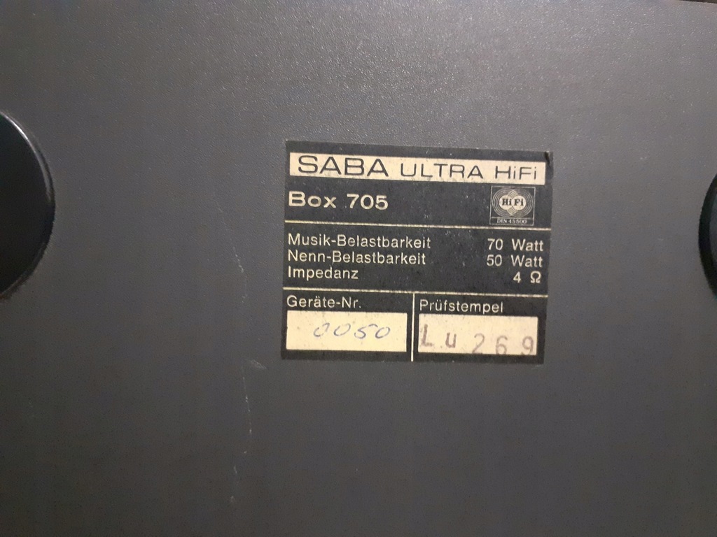 Купить SABA ULTRA HIFI BOX 705: отзывы, фото и характеристики на Aredi ...