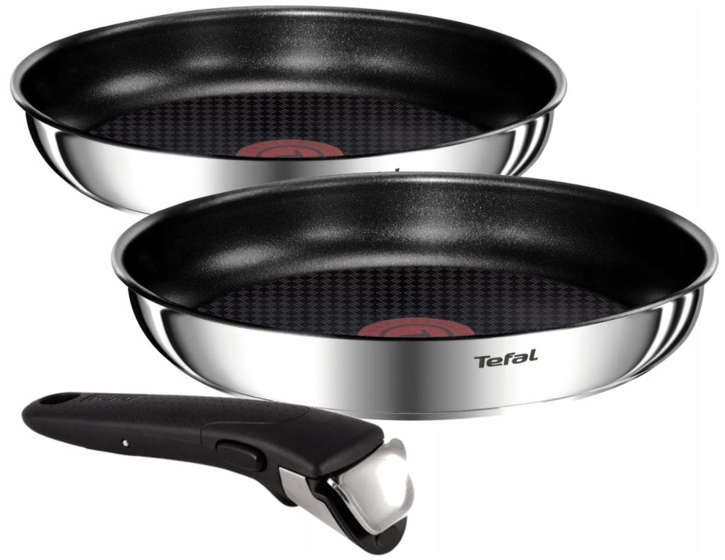 ZESTAW PATELNI TEFAL EMOTION INGENIO INOX INDUKCJA - 9696856454 - oficjalne archiwum Allegro