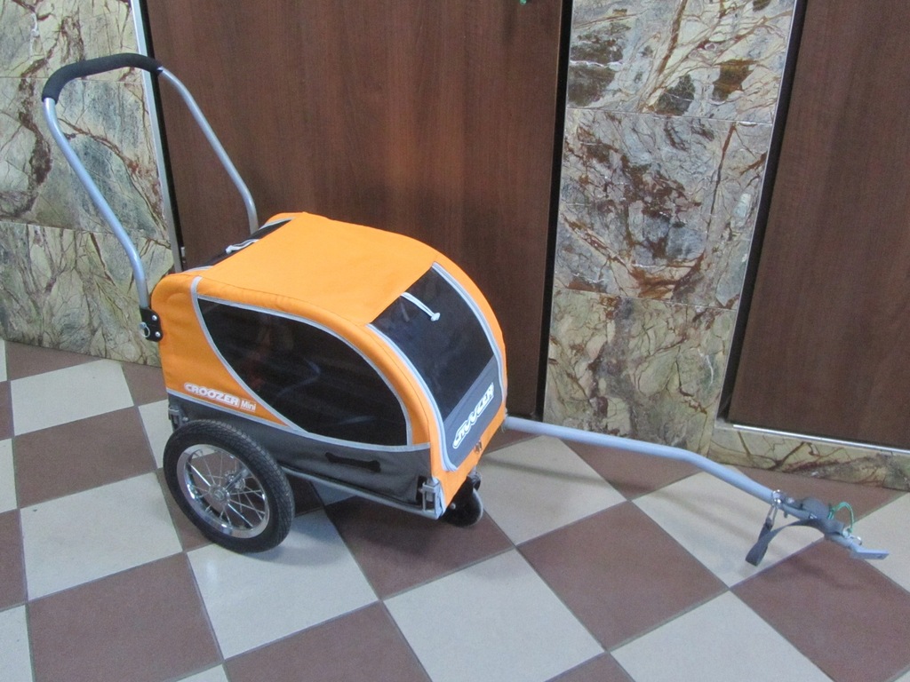 Przyczepa Riksza Rowerowa CROOZER Mini 2w1 ZOBACZ! - 7837130812 ...