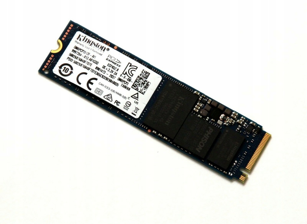 NOWY SSD KINGSTON 512GB M.2 2280 OM8PCP - 11806424894 - oficjalne ...