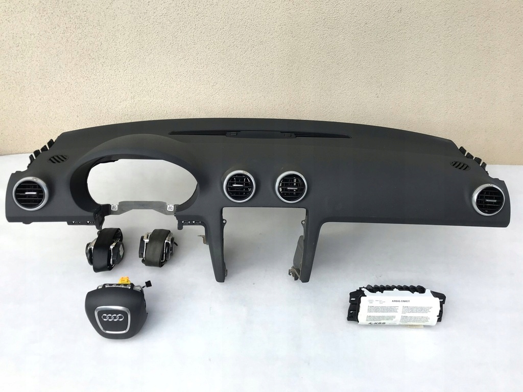 DESKA KONSOLA AIRBAG PODUSZKI AUDI A3 8P LIFT 08-12 ŁADNY KOMPLET - 14721603814 - oficjalne ...