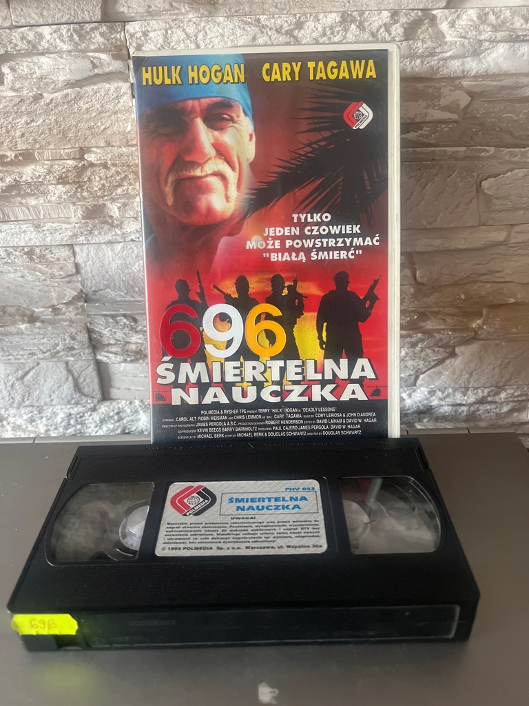 Kaseta VHS - Śmiertelna Nauczka - Hulk Hogan (25) - 16258641797 - oficjalne archiwum Allegro