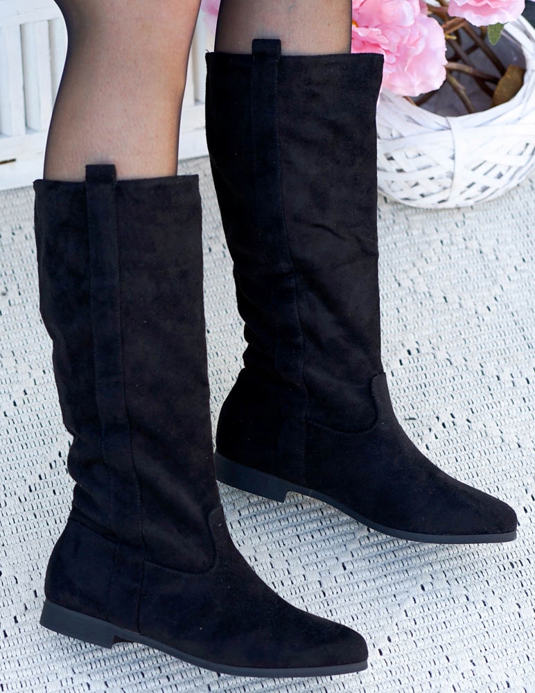 Купить Классические длинные замшевые женские ботинки Saszki 37: отзывы ...