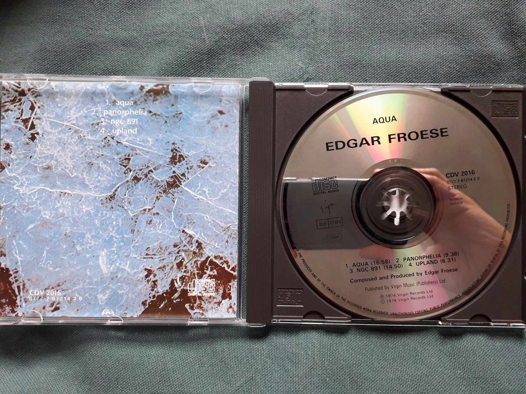 EDGAR FROESE - AQUA RARE / TANGERINE DREAM / BRIAN ENO / AMBIENT ...