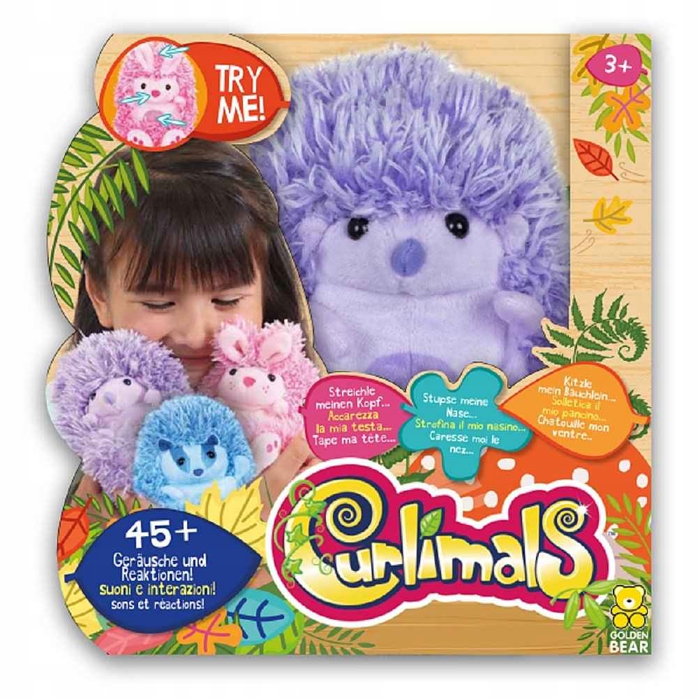 CURLIMALS JEŻYK FIOLETOWY PLUSZAK INTERAKTYWNY - 15021180548 ...