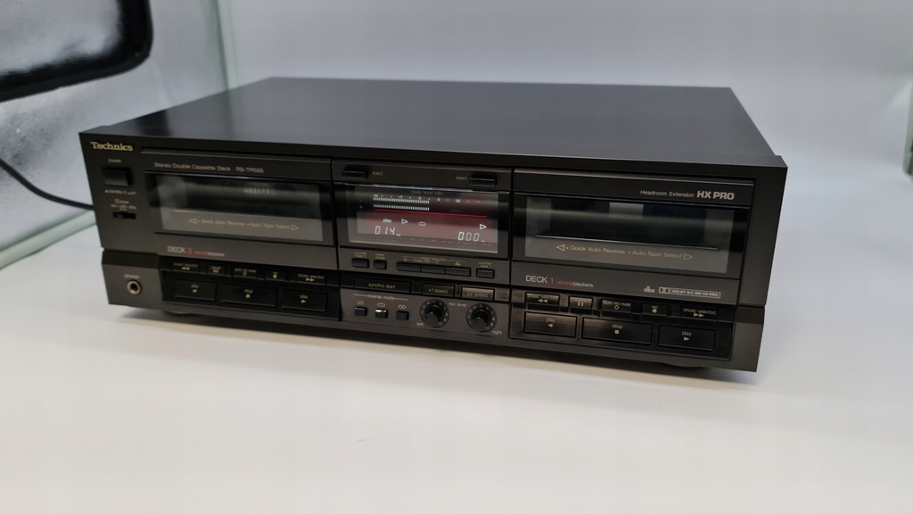 Technics RS-TR555 Magnetofon dwukasetowy Topowy - 10939212300 - oficjalne archiwum Allegro