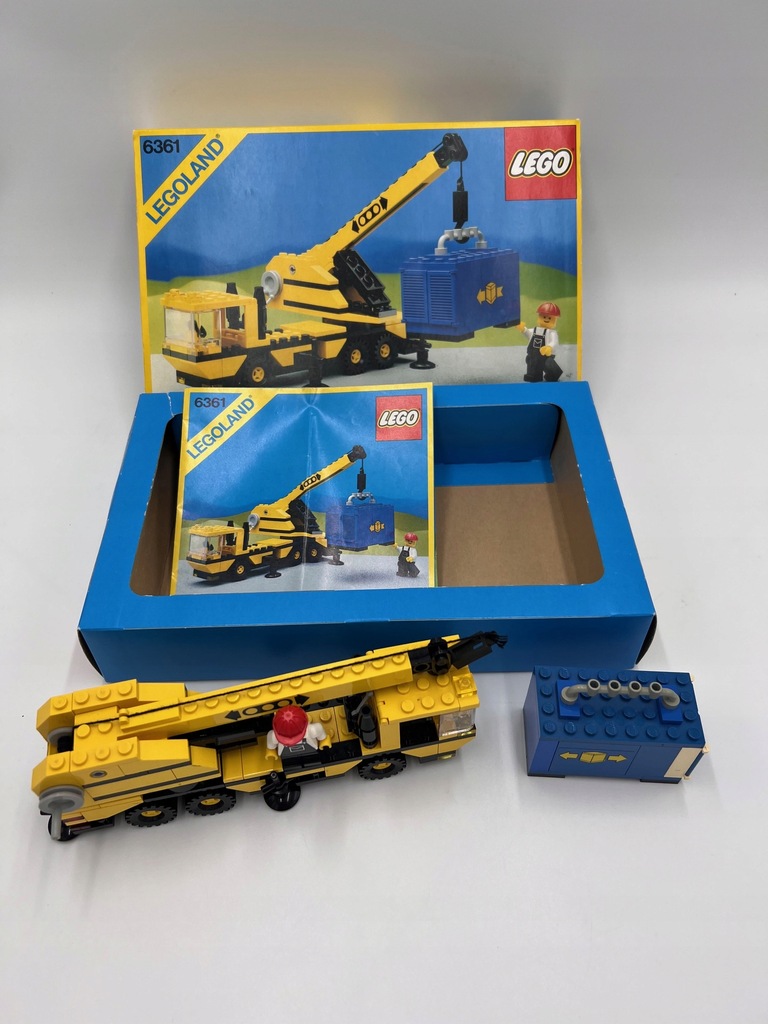 Lego Classic Town, Mobile Crane 6361 - pudełko - 13027644060 ...