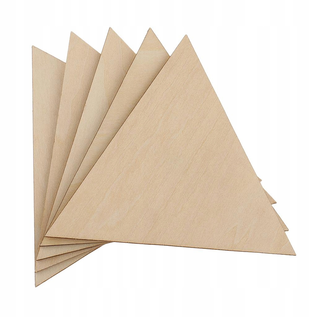 Unfinished Wooden Craft Triangle Unfinished 100mm - 13734172932 ...