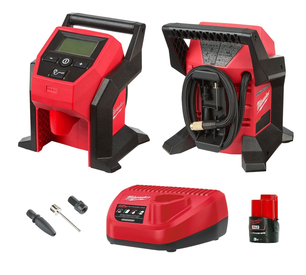 MILWAUKEE M12 BI-0 kompresor akumulatorowy 12V - 7404424910 - oficjalne ...