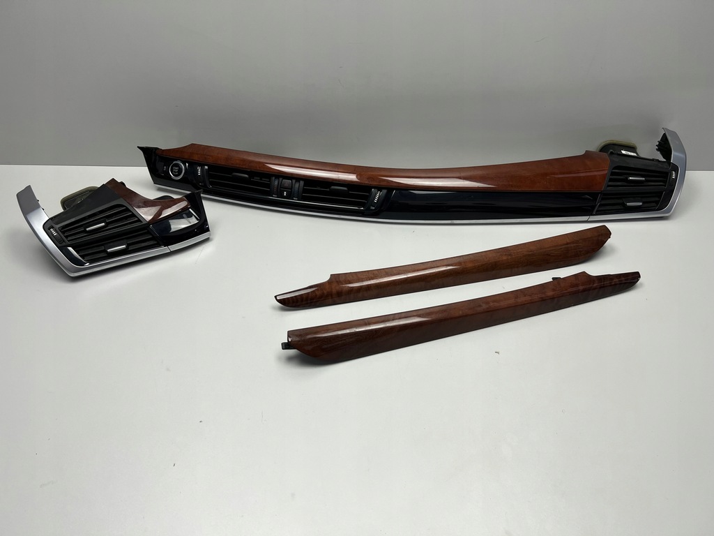 BMW X5 F15 X6 F16 DEKOR LISTWA DESKI DREWNO JESION - 12719031083 ...