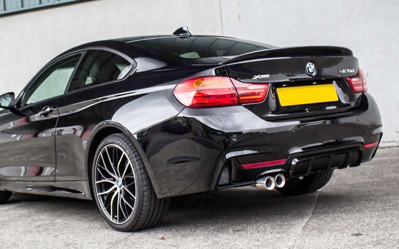 DYFUZOR SPOILER DOKŁADKA TYŁ ZDERZAKA BMW F32 F36 M-PERFORMANCE ...