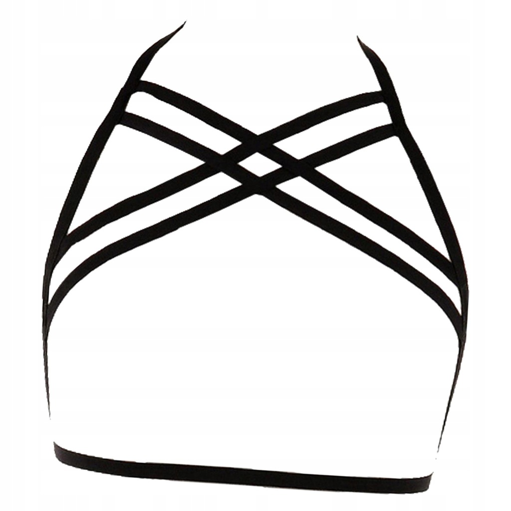 Women Harness Bra Chest Bondage Black Cupless Cage Lingerie for Ladies ...