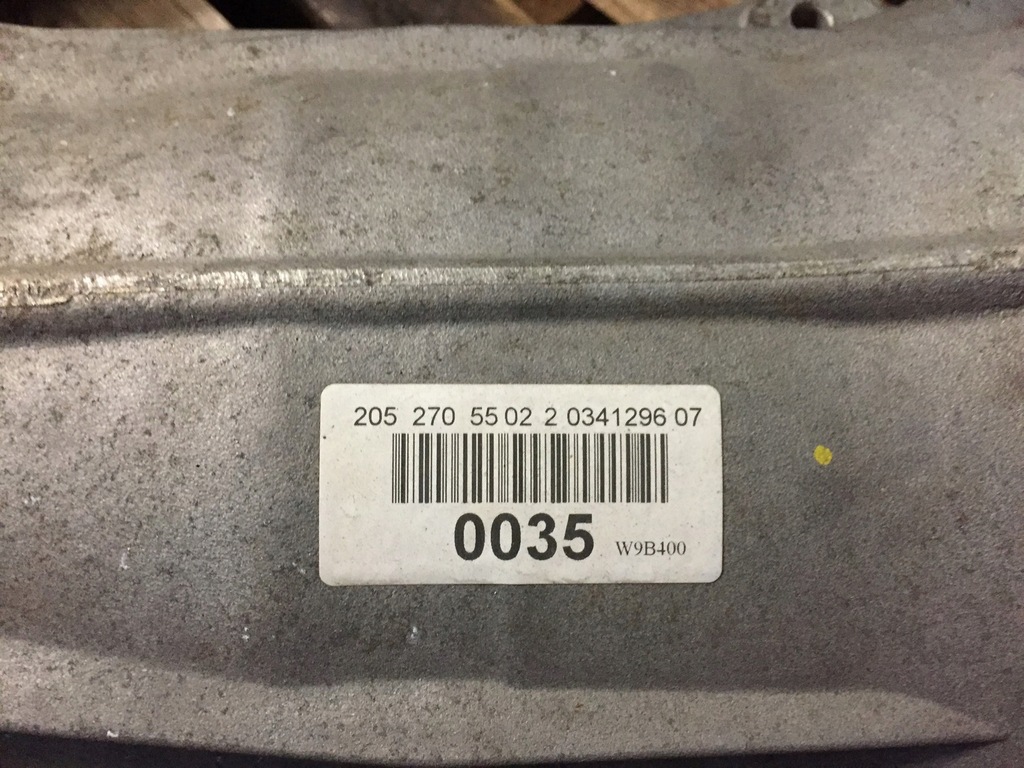 SKRZYNIA BIEGÓW MERCEDES W205 2.0 CGI A2052705502 - 10887846788 ...