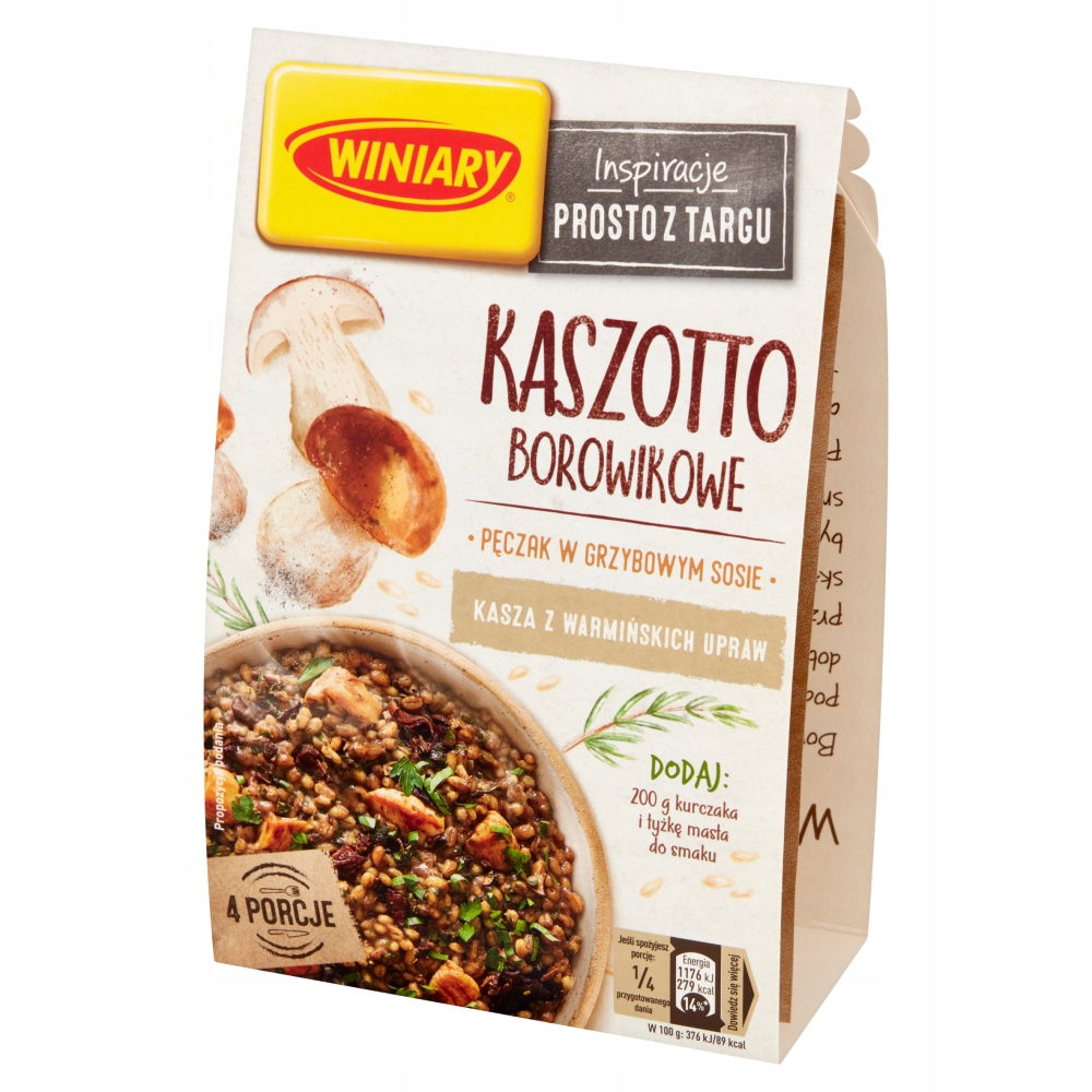 Kaszotto Pęczak Sos Borowikowy Winiary 232g - 9896396172 - oficjalne archiwum Allegro