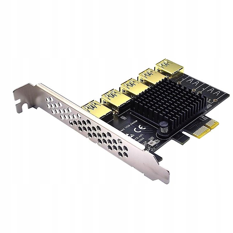 Pcie 1 To 5 Pci-express Graphics Card Adapter Pcie - 12802701008 ...