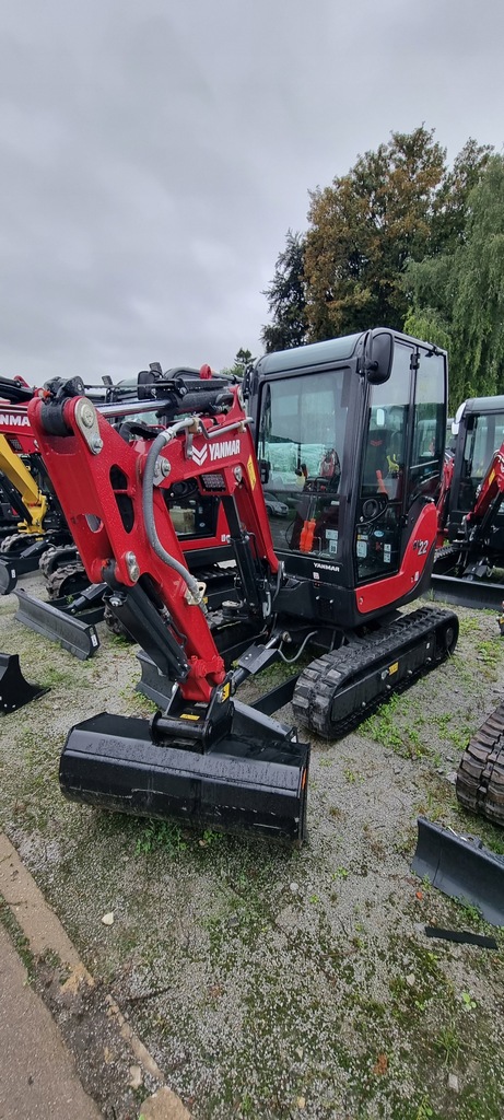 Minikoparka Yanmar SV22 Classic z zestawem łyżek PROMOCJA ...