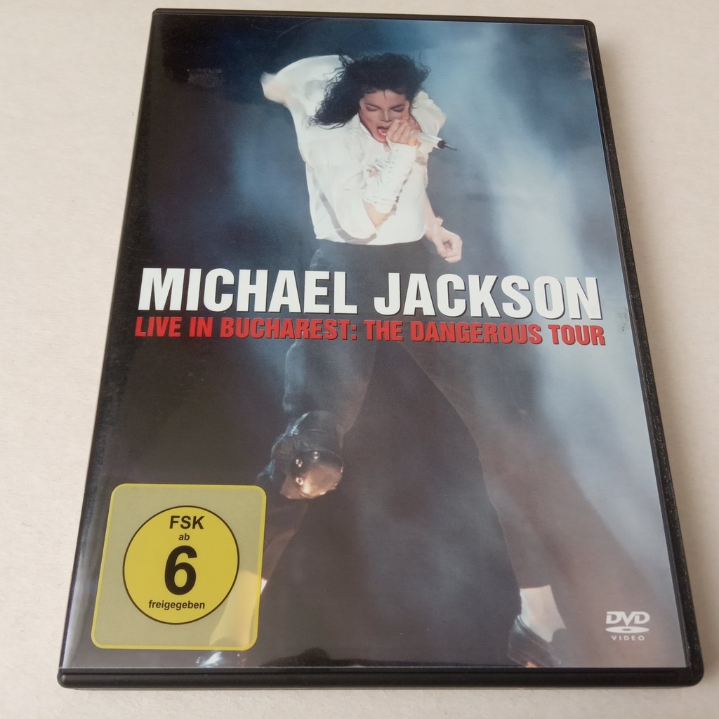 MICHAEL JACKSON, live in bucharest, dangerous tour - 13354829947 - oficjalne archiwum Allegro