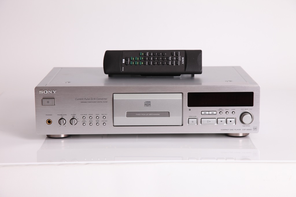 Odtwarzacz CD Sony CDP-XB920QS srebrny - 14082004152 - oficjalne archiwum Allegro