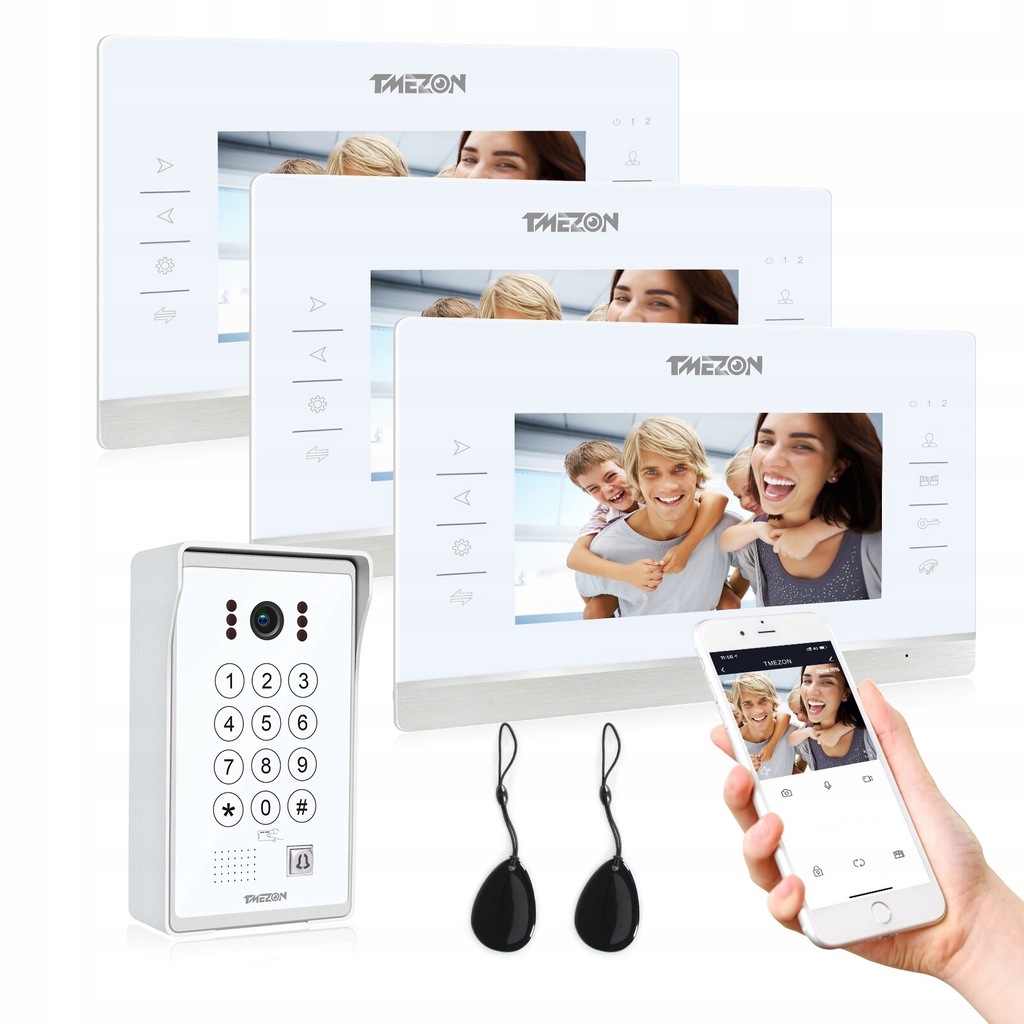 TMEZON WiFi wideodomofon domofon domofon 7 Cal 960 - 13191901412 ...