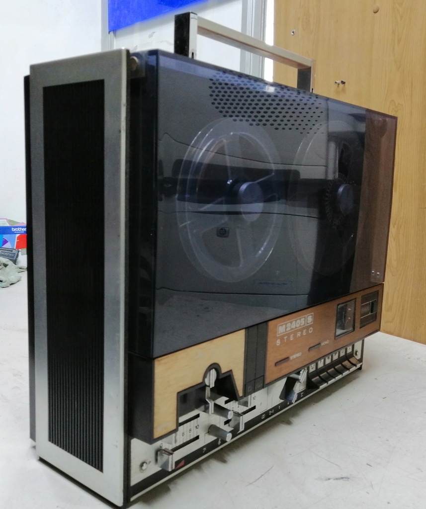 Magnetofon szpulowy UNITRA ZRK M-2405 S SPRAWNY - 8004676367 - oficjalne archiwum Allegro