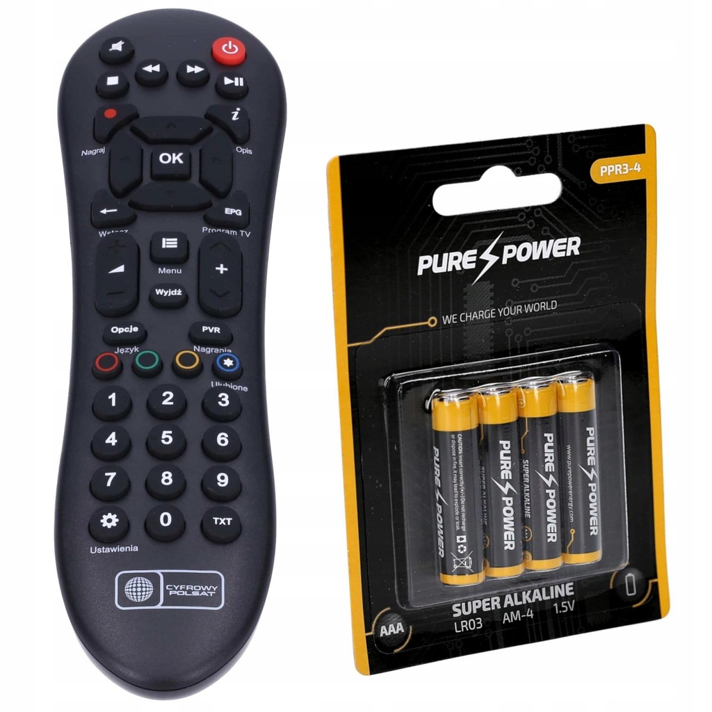 Pilot Cyfrowy Polsat EVOBOX PVR Oryginalny GRATIS - 8585659275 - oficjalne archiwum Allegro