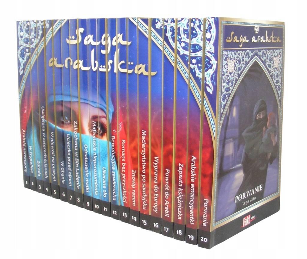 SAGA ARABSKA 20 tomów - Tanya Valko __ KOMPLET BDB - 12768348399 ...