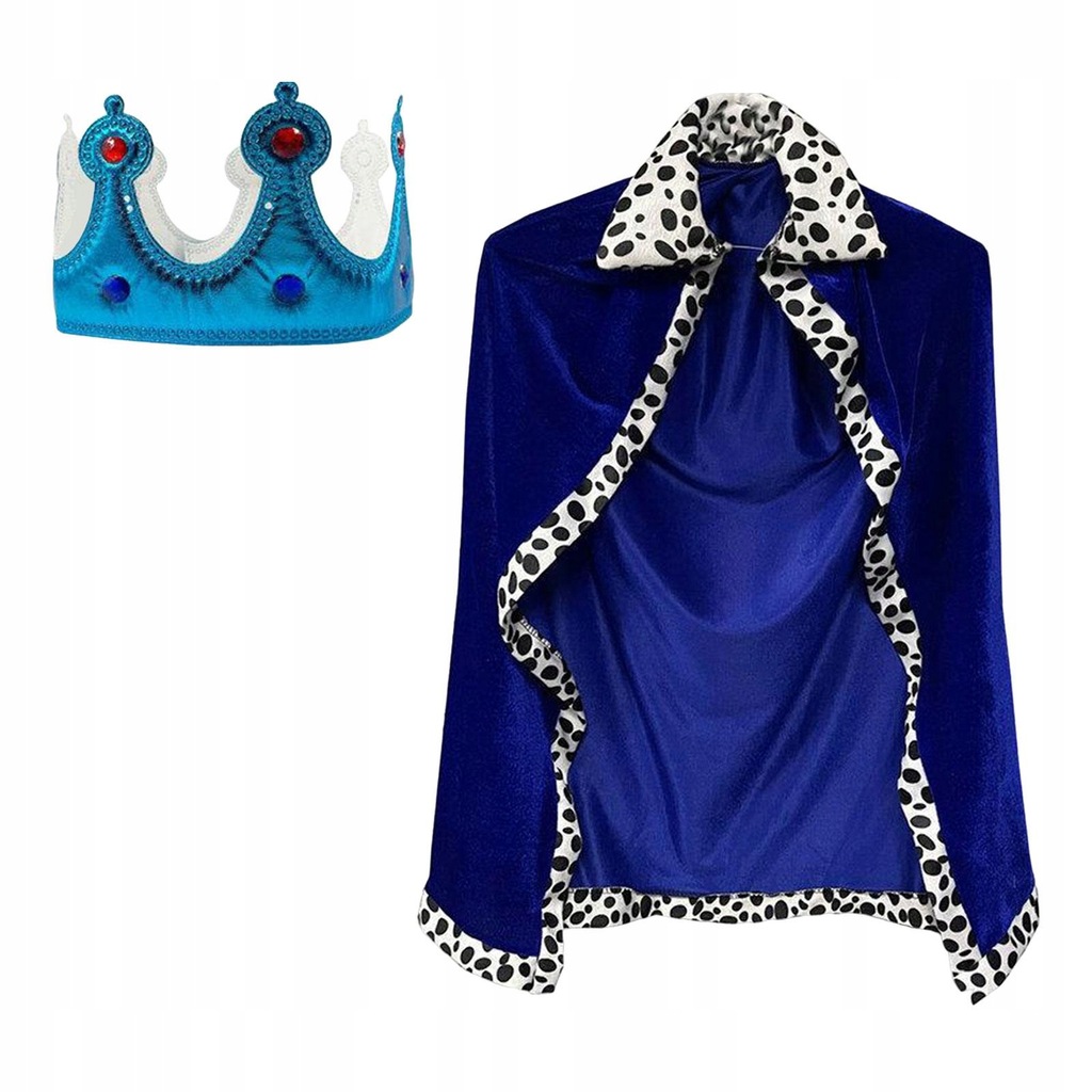 King Costume for Kids King Robe and Crown Full Length Medieval Costume ...