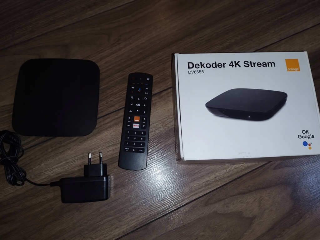 Dekoder 4K Stream DV8555 orange - 12894101614 - oficjalne archiwum Allegro