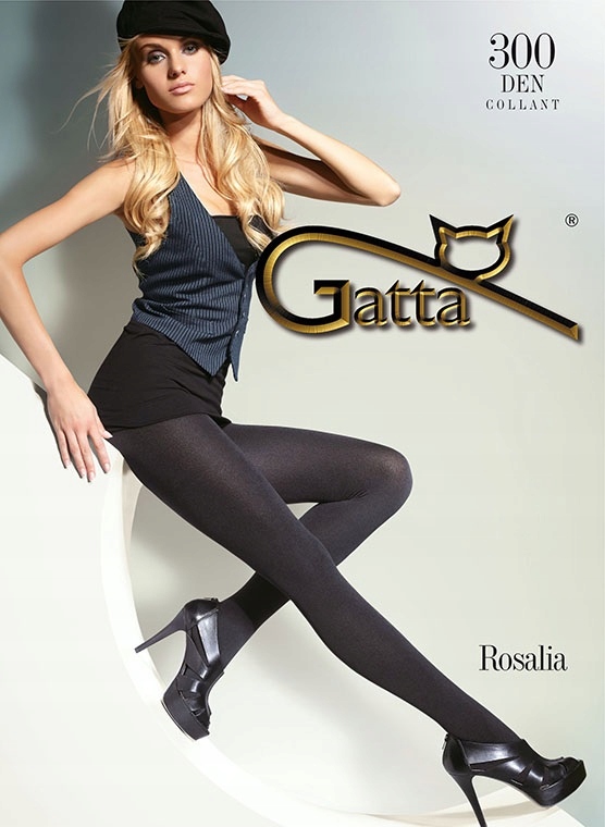 GATTA rajstopy z polaru ROSALIA caffe 300 den 4-L - 12940491487 ...