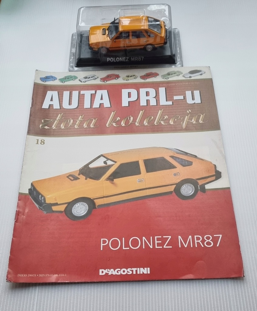 Kultowe Auta PRL Złota Kolekcja Polonez MR87 hak - 12871755439 ...