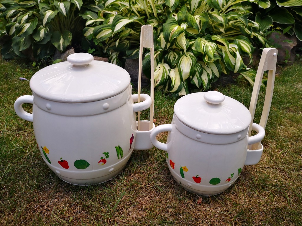 Garnek Beczka do kiszenia ogórków kapusty 2 litry - 8311541387 ...