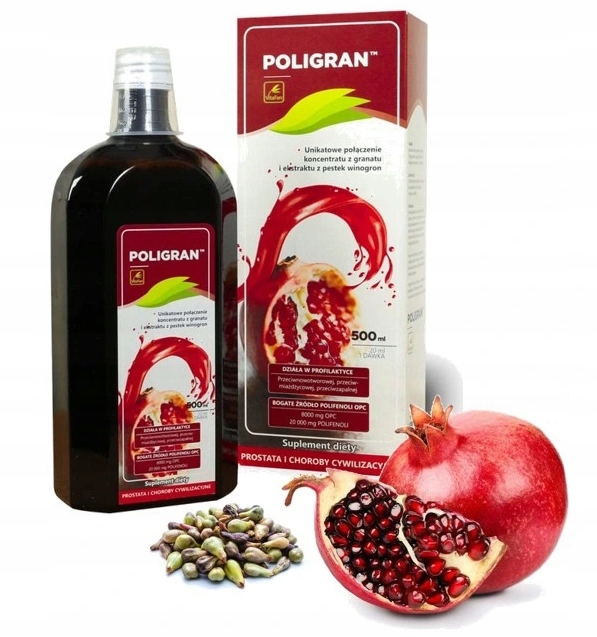 POLIGRAN 100% KONCENTRAT POLIFENOLE SERCE KRĄŻENIE - 11311367446 ...